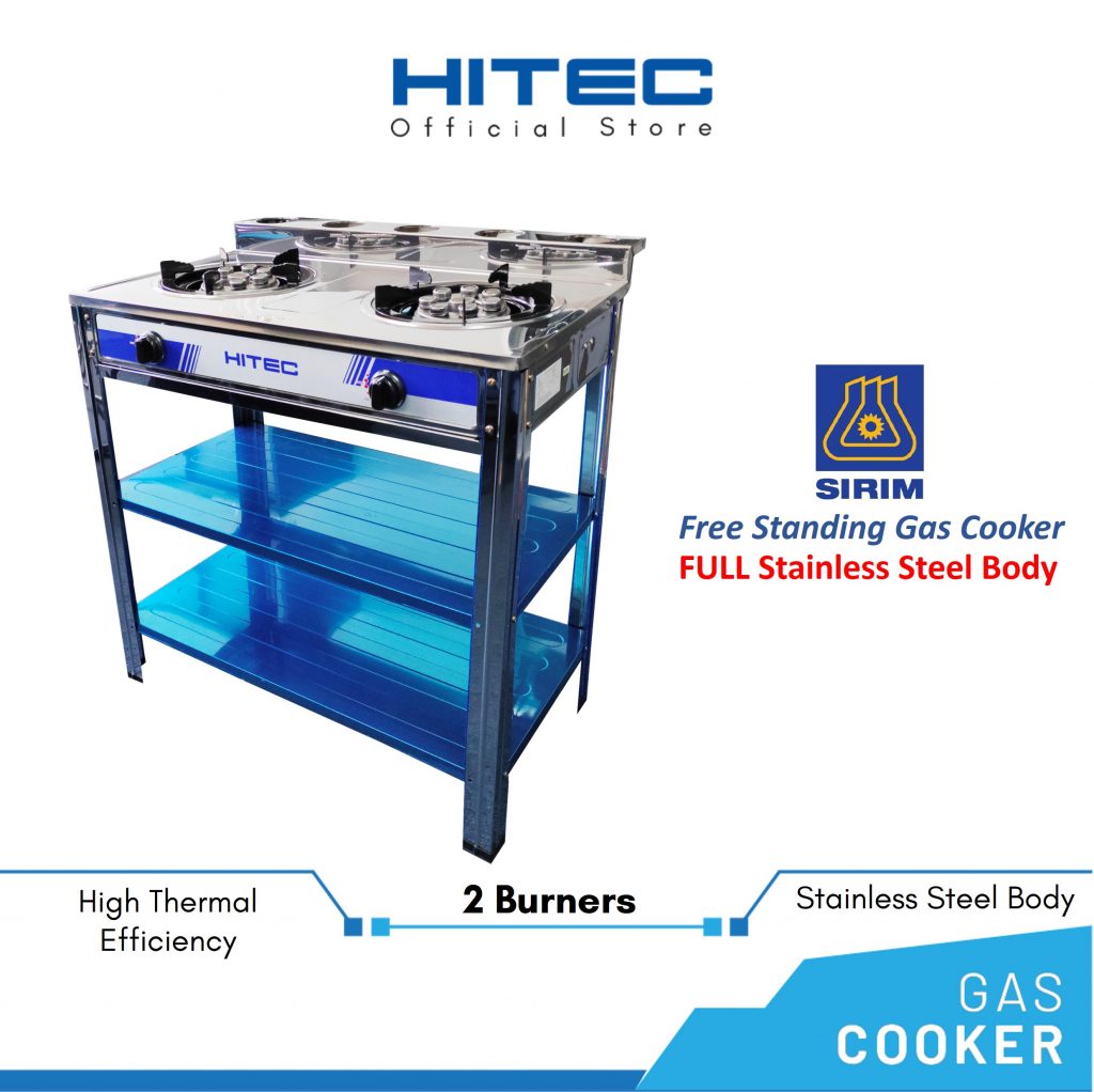 Hitec Free Standing Gas Cooker / Commercial Gas Burner 8 Jet Powerful ...