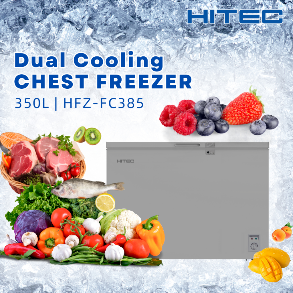 Hitec Chest Freezer Dual Cooling 350L HFZ-FC385 - Hitec